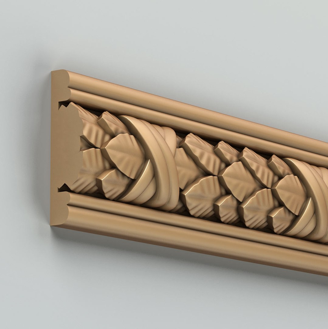 3D Decorative Molding - TurboSquid 1647509
