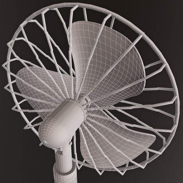 Electric fan 3D model - TurboSquid 1724033