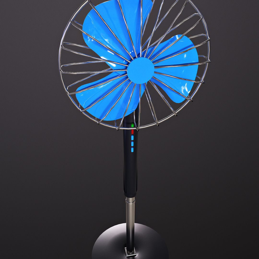 Electric fan 3D model - TurboSquid 1724033