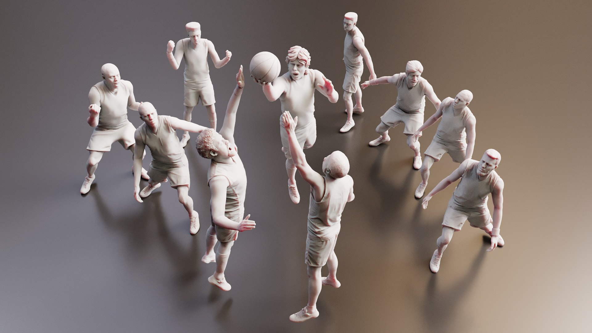3D Basketball Players - TurboSquid 2034608