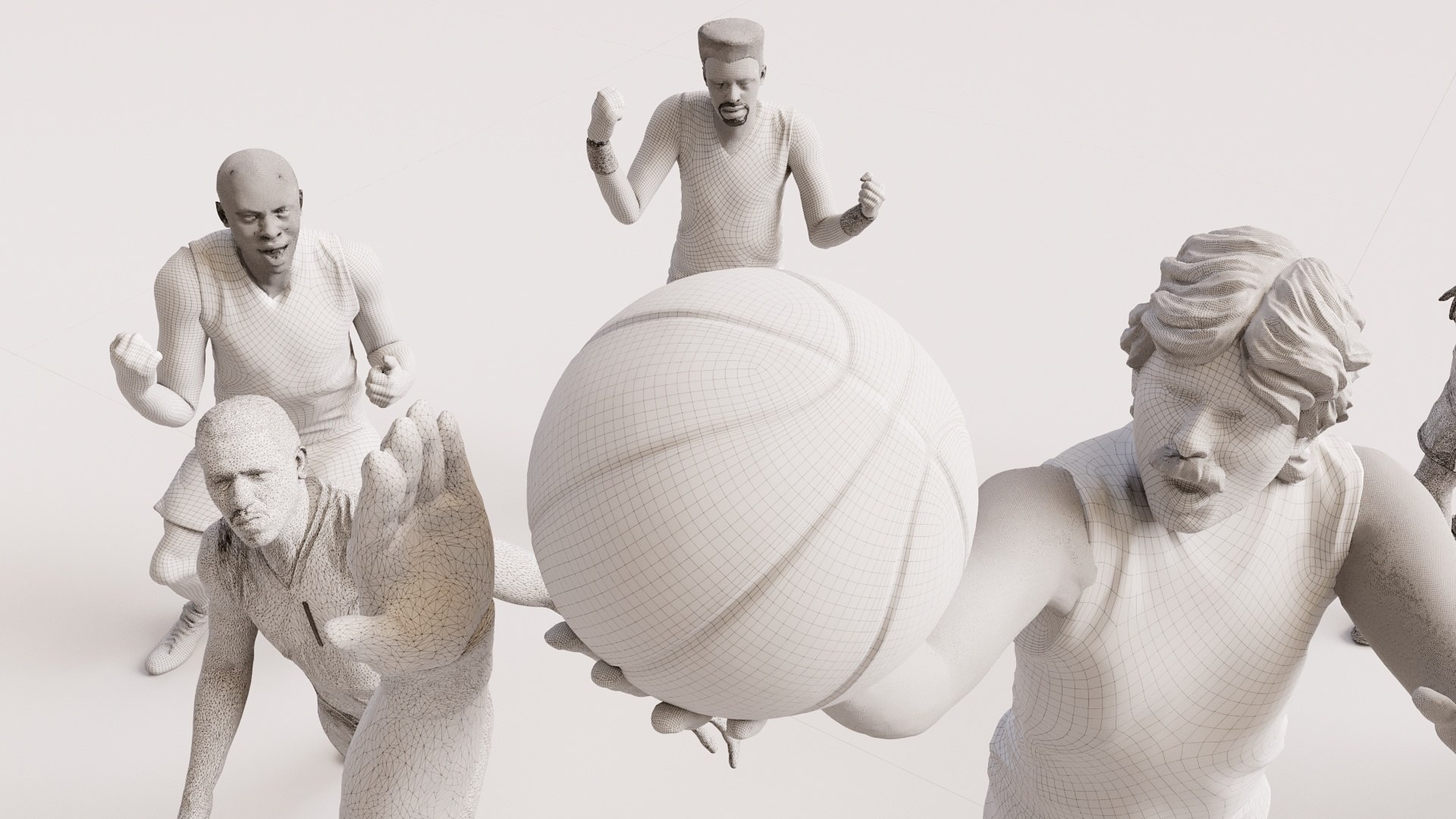 3D Basketball Players - TurboSquid 2034608