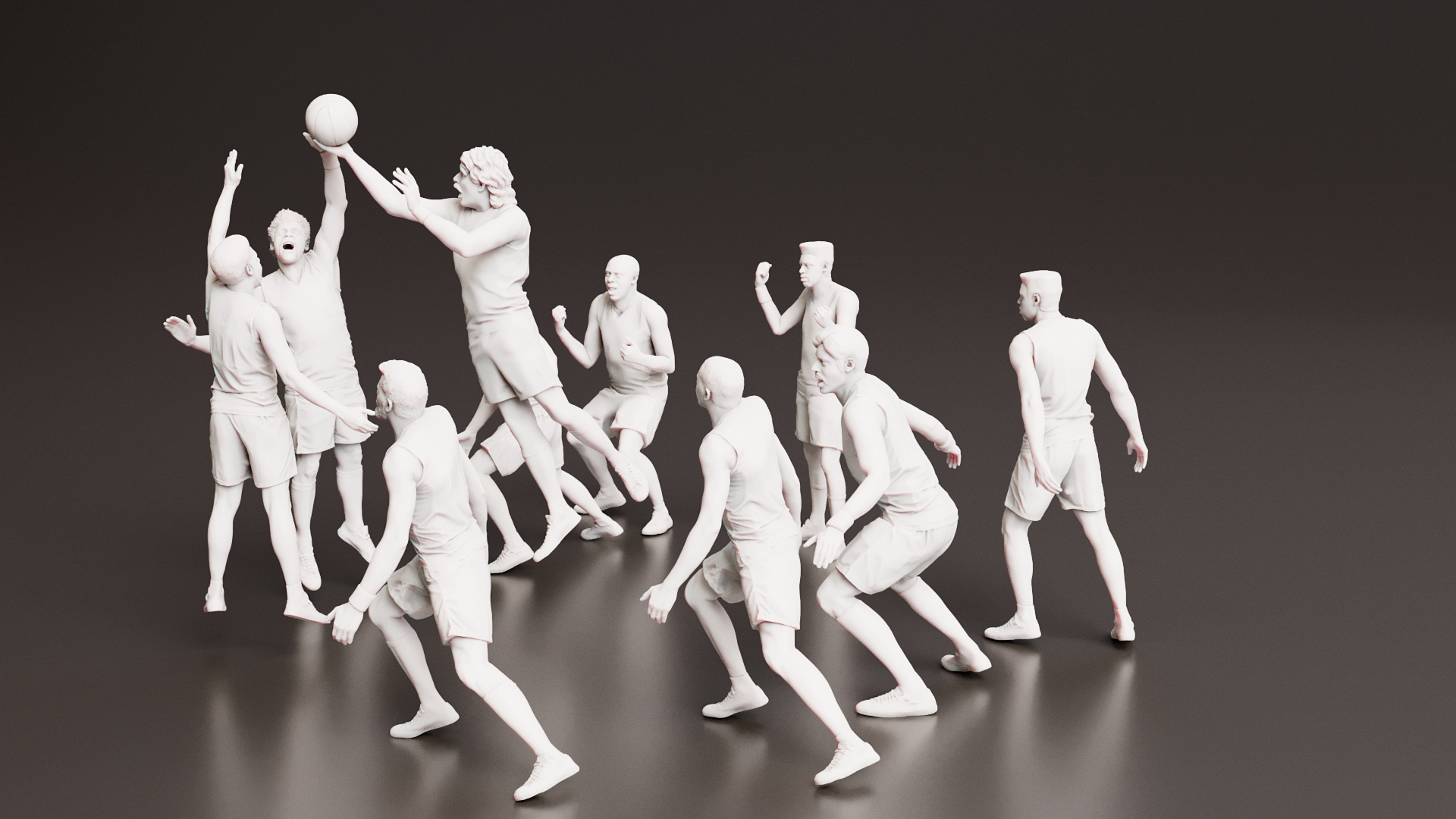 3D Basketball Players - TurboSquid 2034608