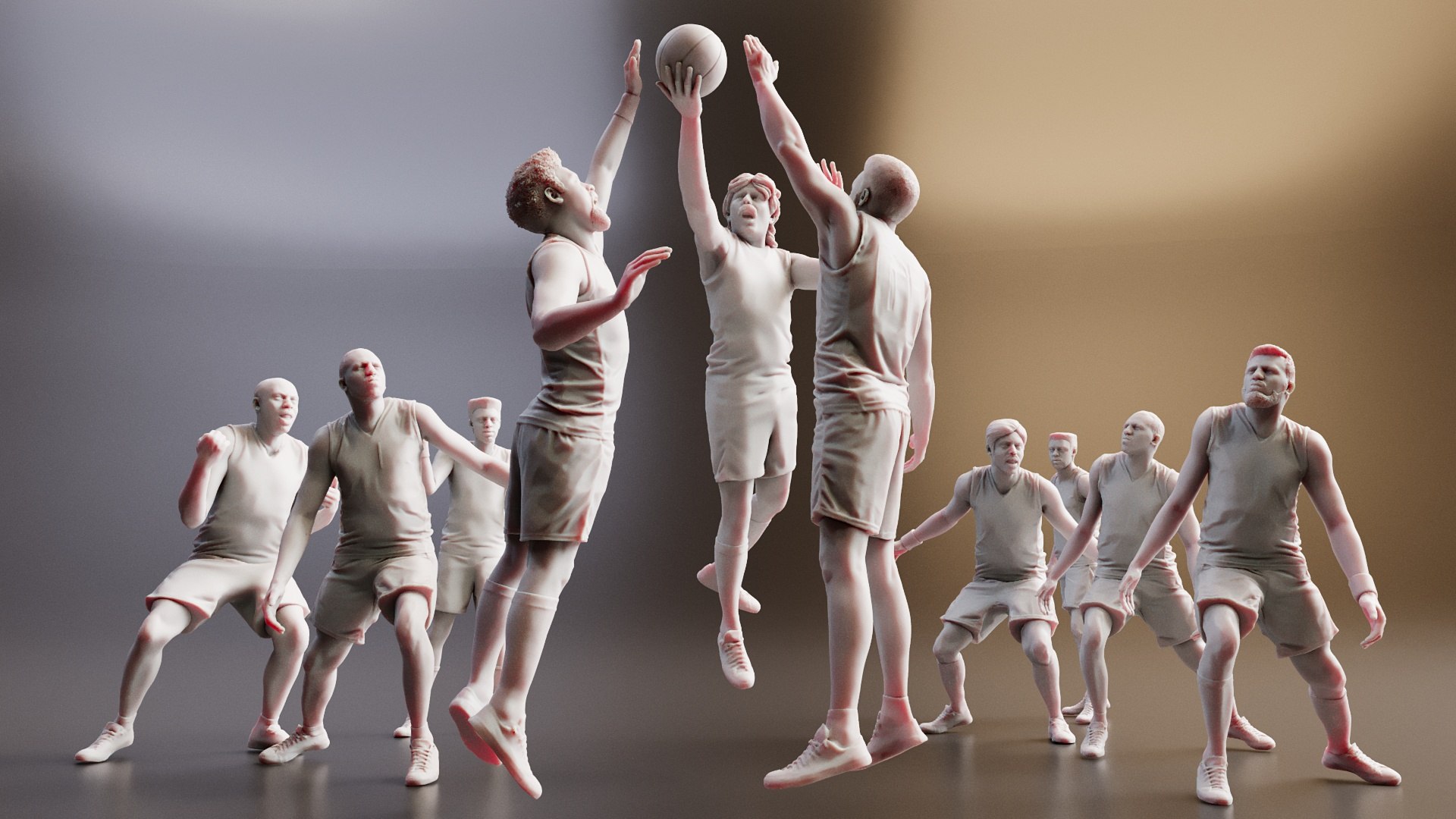 3D Basketball Players - TurboSquid 2034608