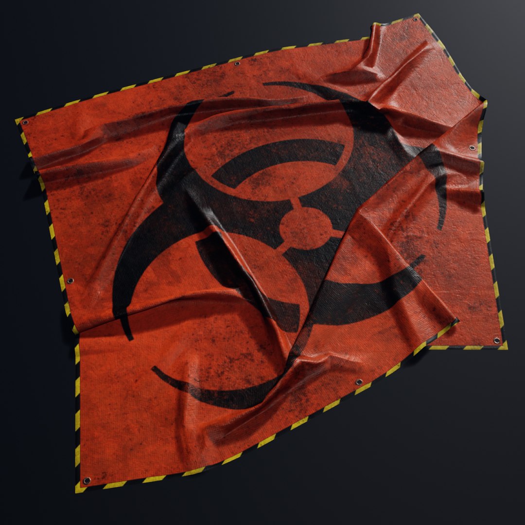 3D model tarpaulin biohazard radiation - TurboSquid 1379293