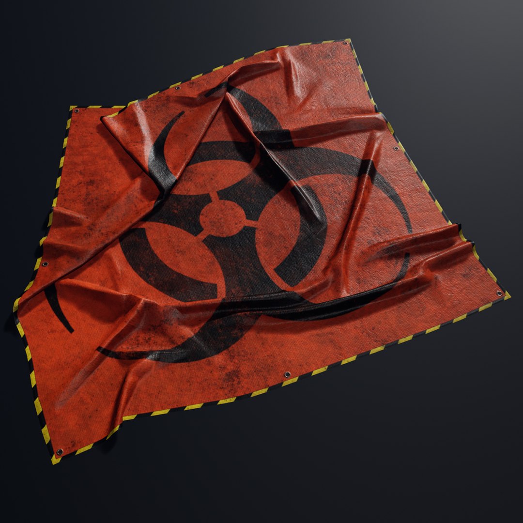 3D model tarpaulin biohazard radiation - TurboSquid 1379293