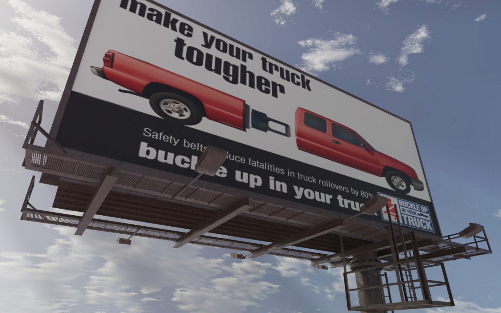 3d Large Hd Billboard 2 Model