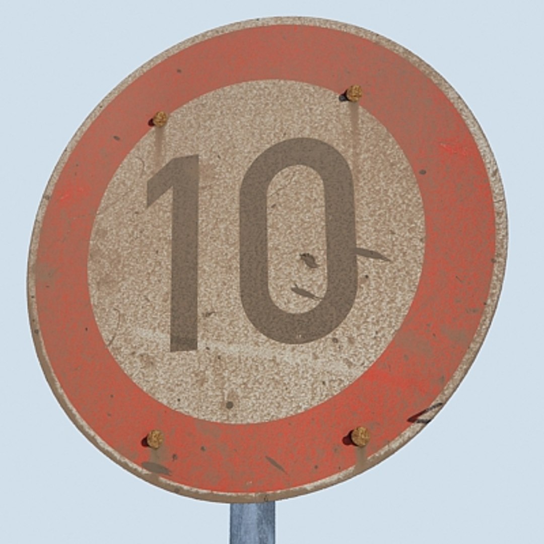 3d Model Traffic Sign