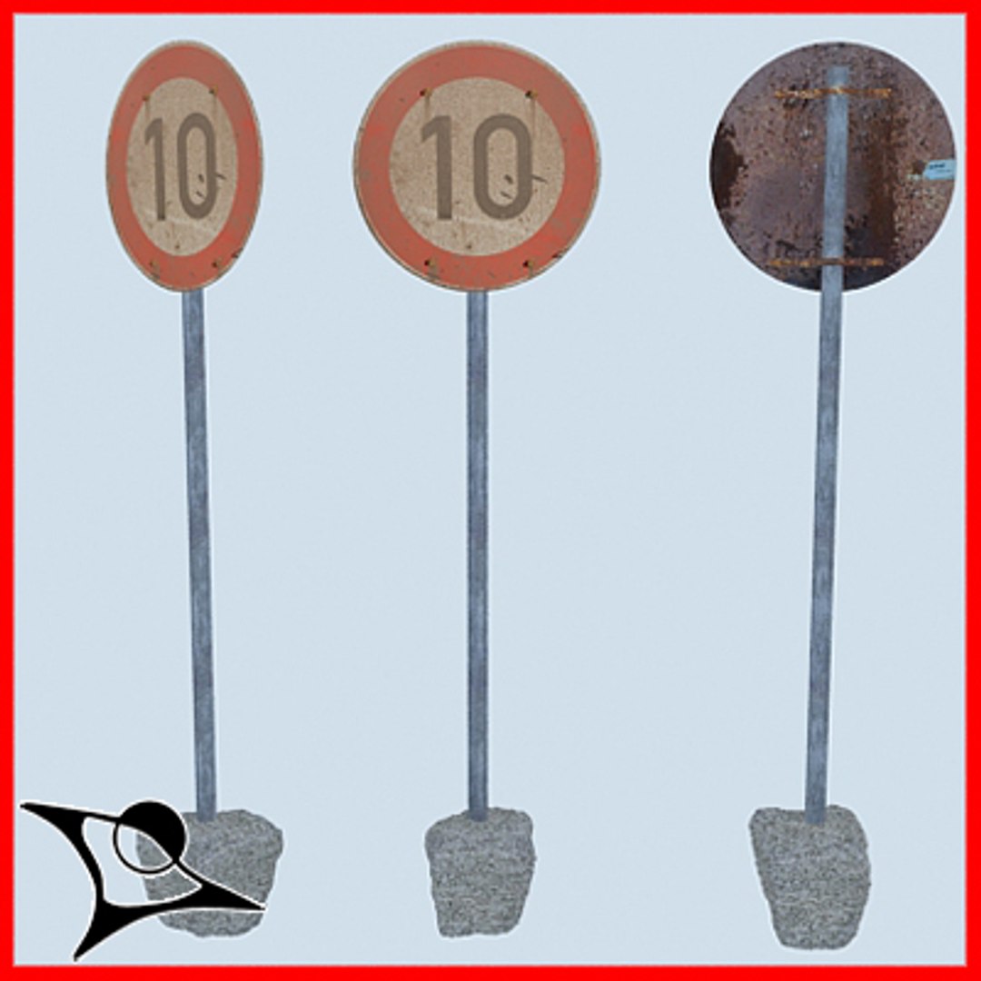 3d Model Traffic Sign