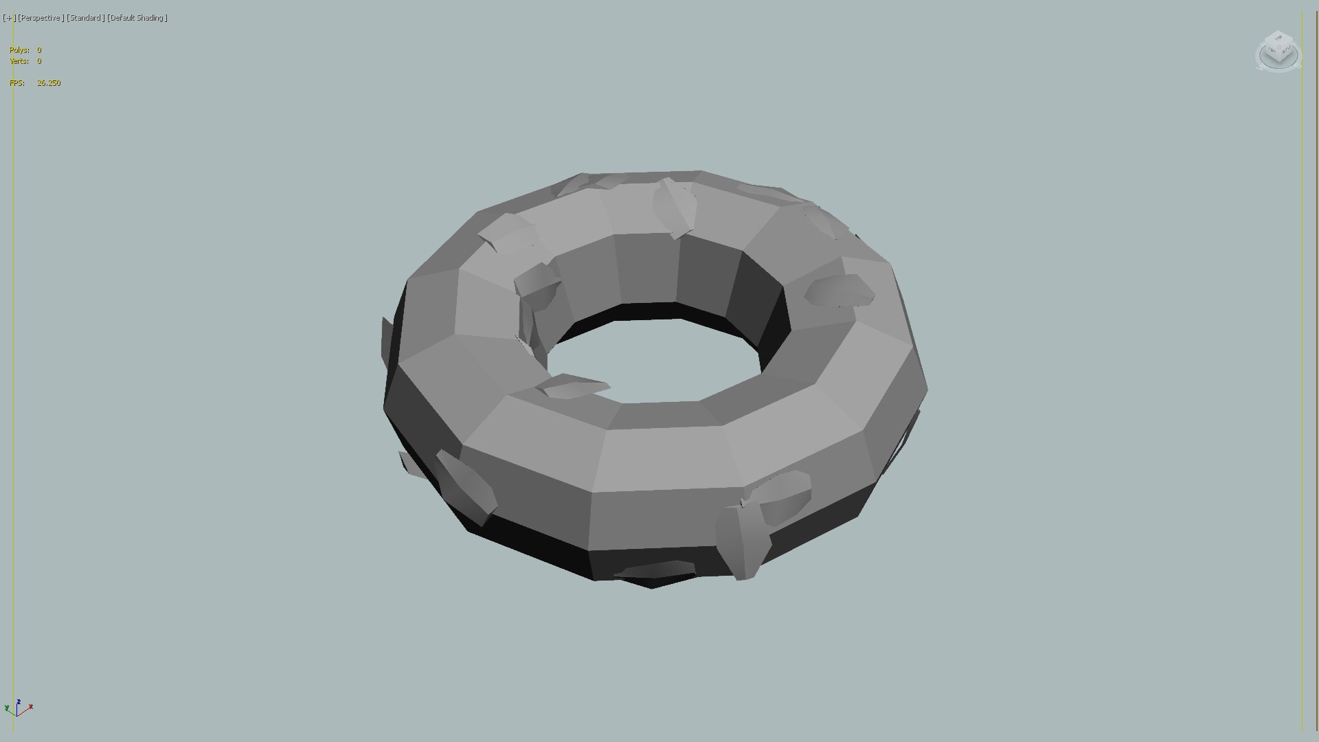 3D Model Low Poly Cartoon Donut 02 - TurboSquid 2030407