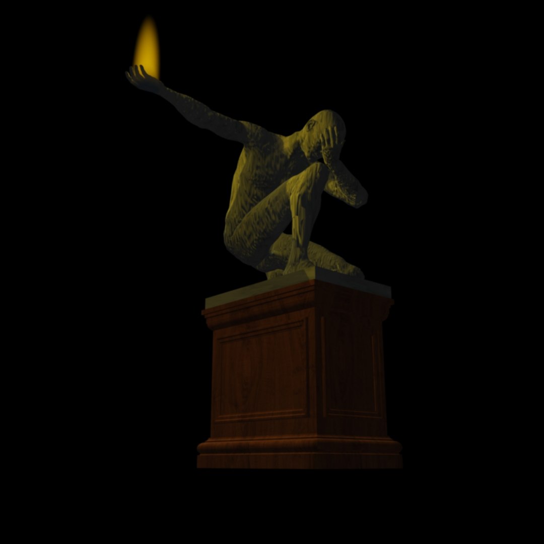 3d Human Sculpture Model