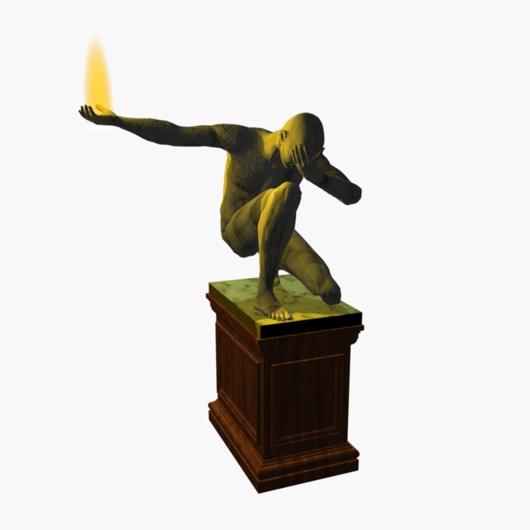 3d human sculpture model