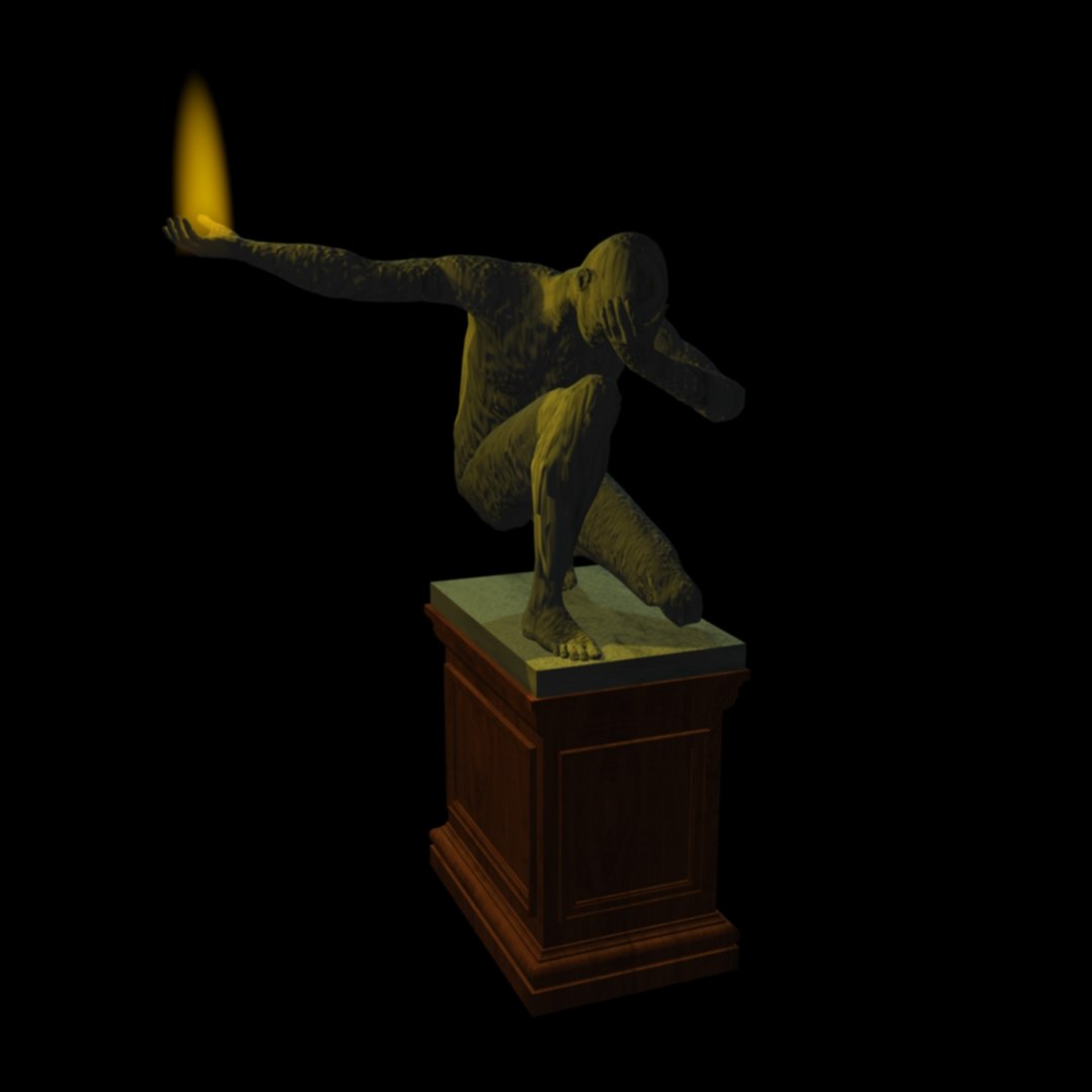 3d Human Sculpture Model