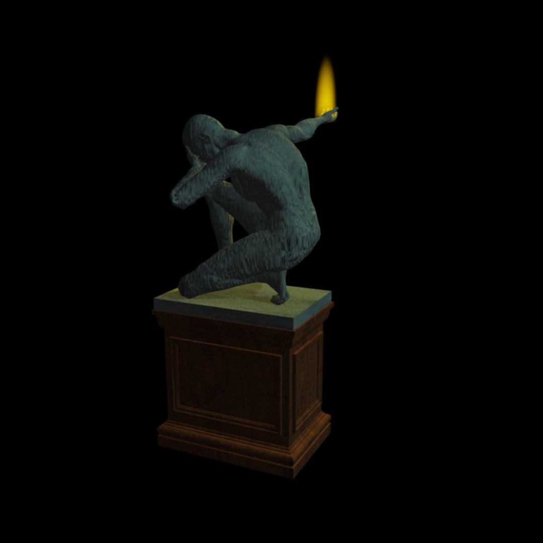 3d Human Sculpture Model