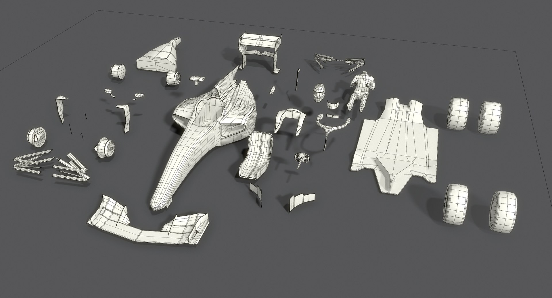 Formula 2 dallara f2 model - TurboSquid 1557470