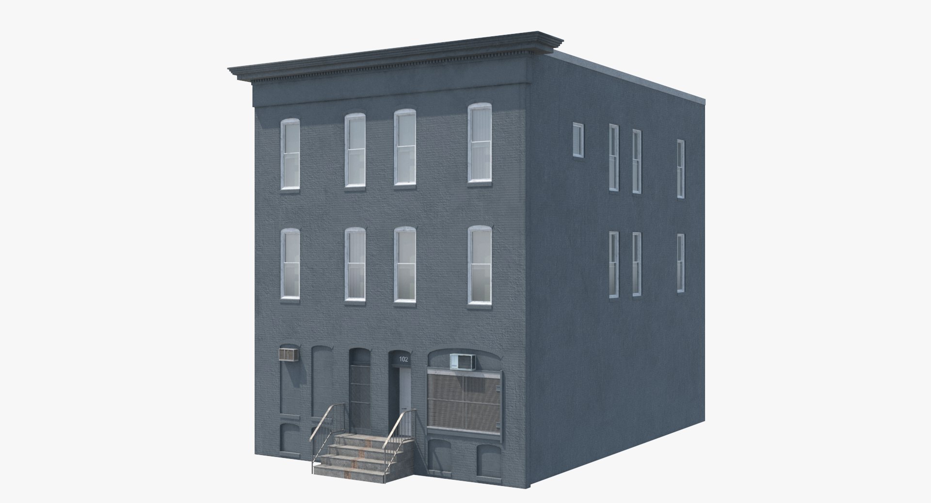 City Building 3D Model - TurboSquid 1392813