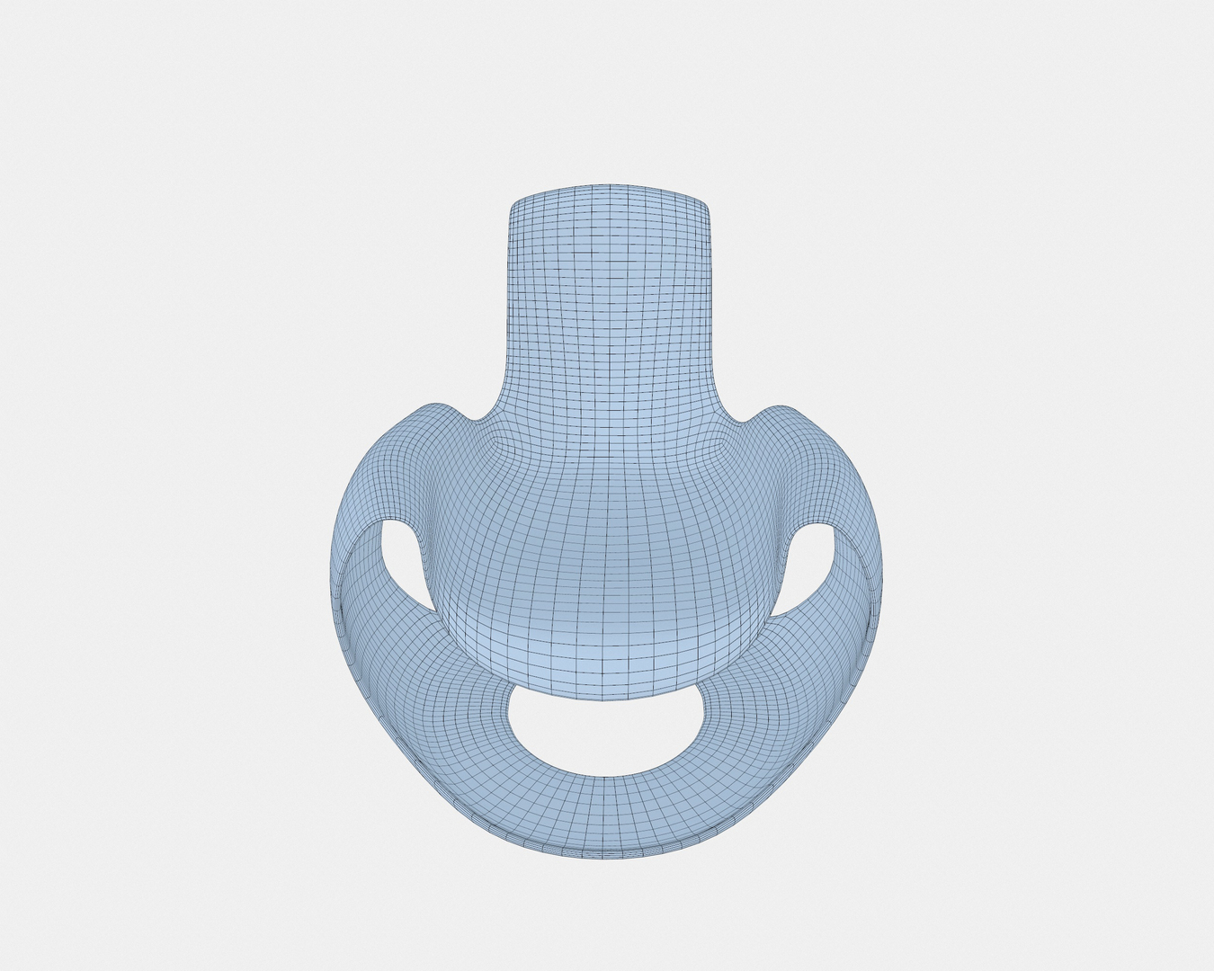 White Wooden Curved Chair 3D Model - TurboSquid 1270660