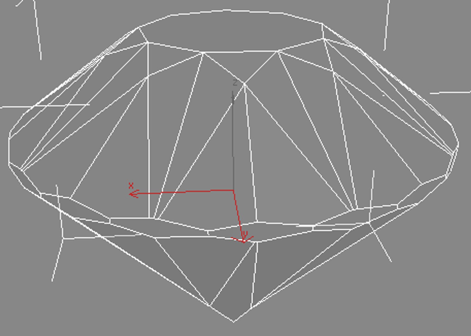 cut diamond 3d model