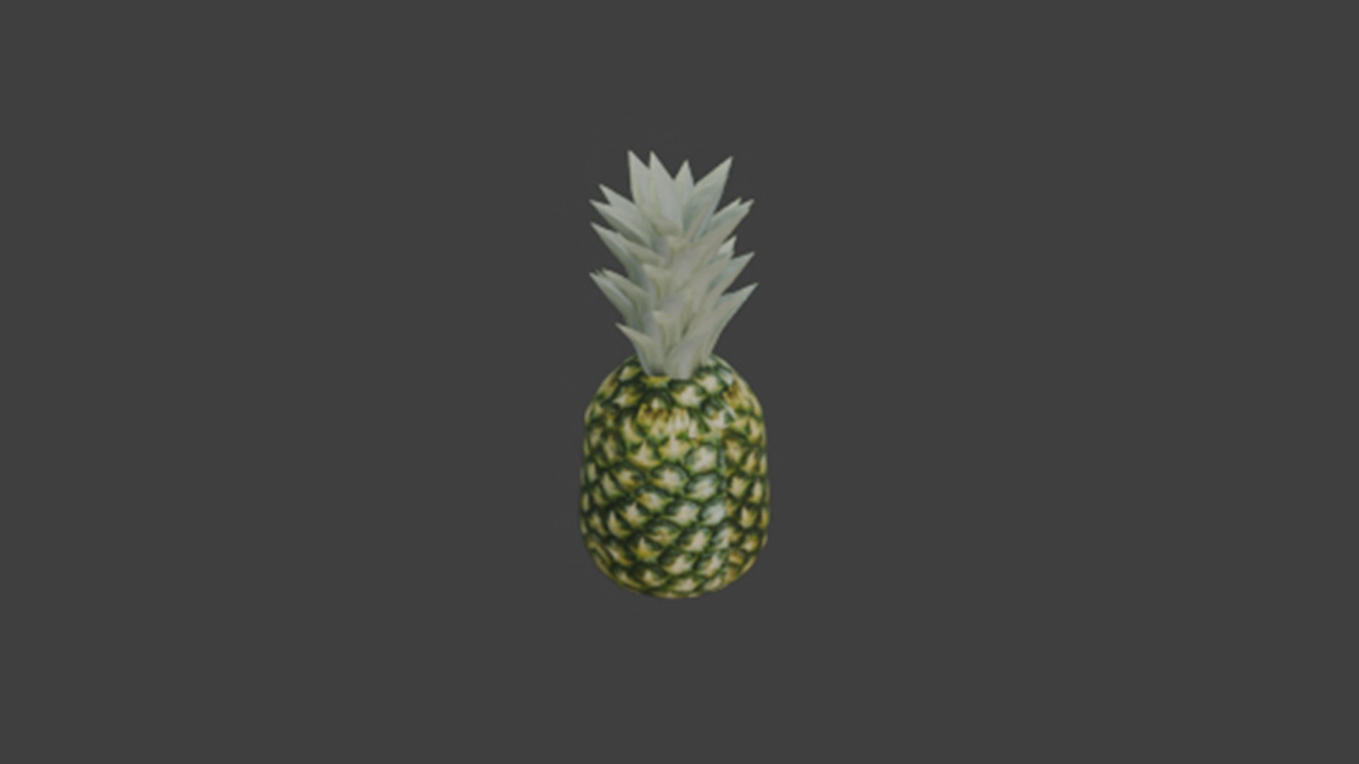 3D 3D Pineapple Simple Model Model - TurboSquid 2385334