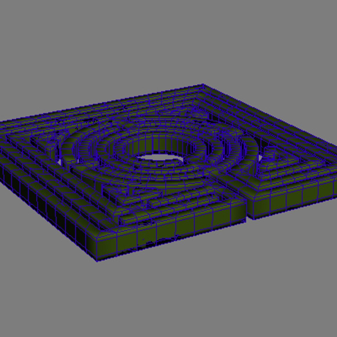 3d Model Classical Labyrinth Mazes
