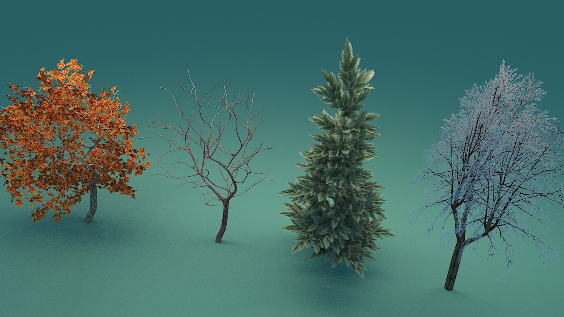 Trees model - TurboSquid 1573758