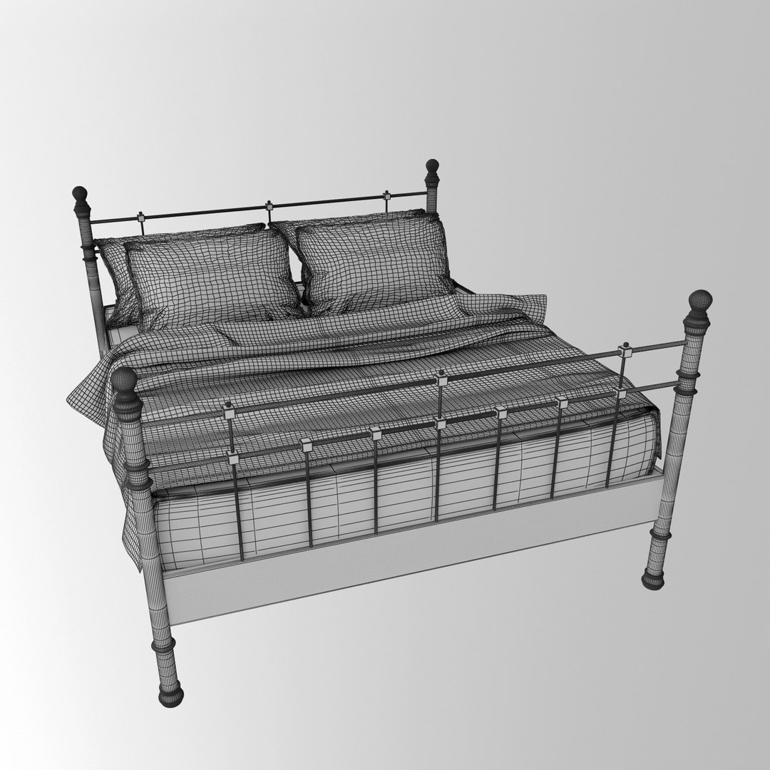 Bed Frame 3d Model