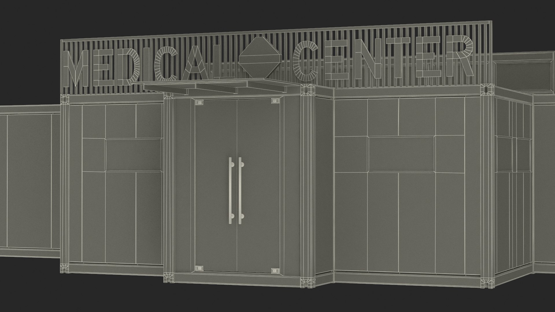 3D Portable Hospital Container Clinic Model - TurboSquid 2214644
