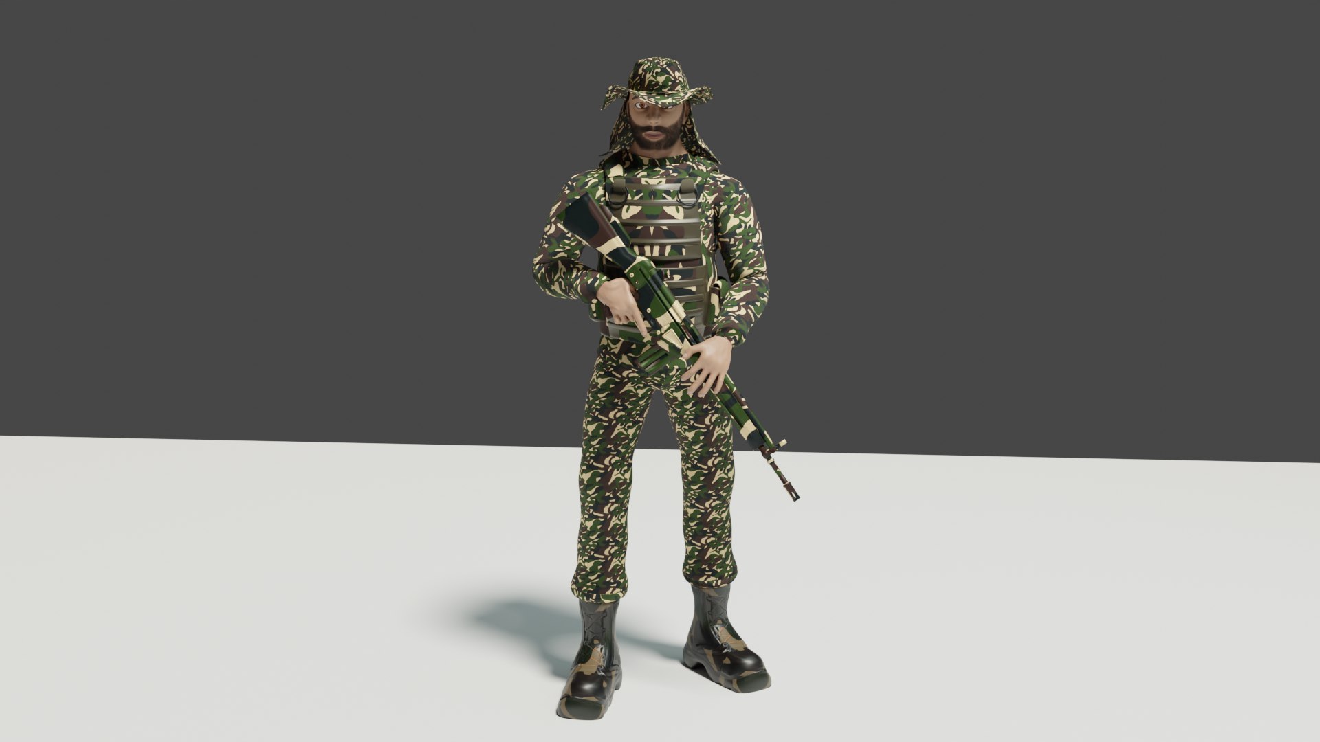 3D Soldier - TurboSquid 2270501