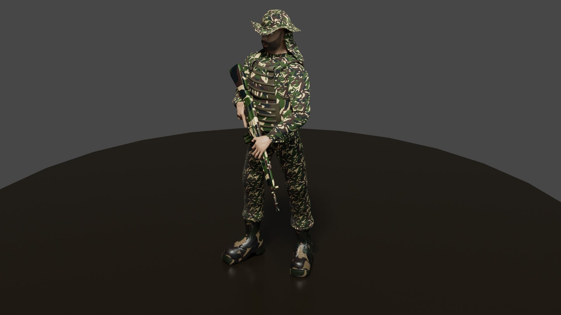 3D Soldier - TurboSquid 2270501