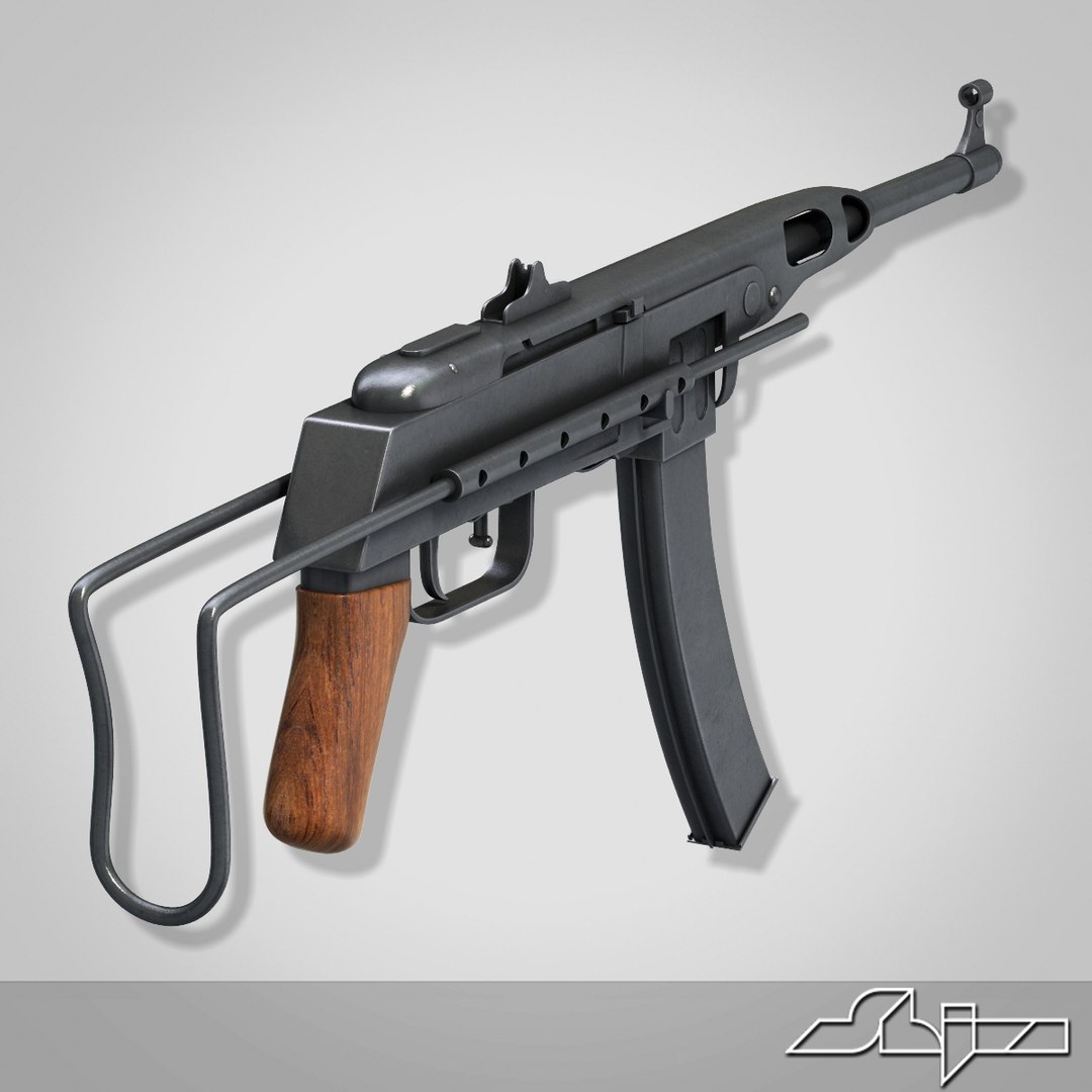 3d K-50m Submachine Gun