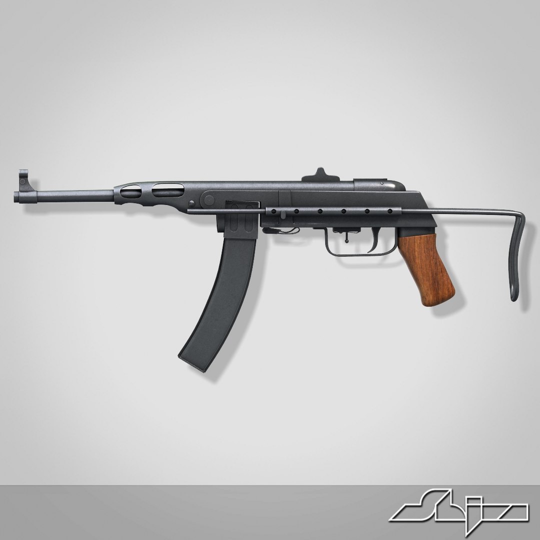 3d K-50m Submachine Gun