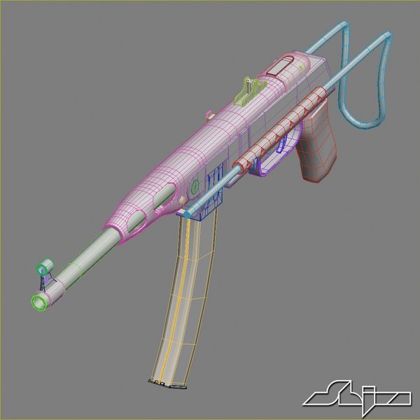 3d k-50m submachine gun