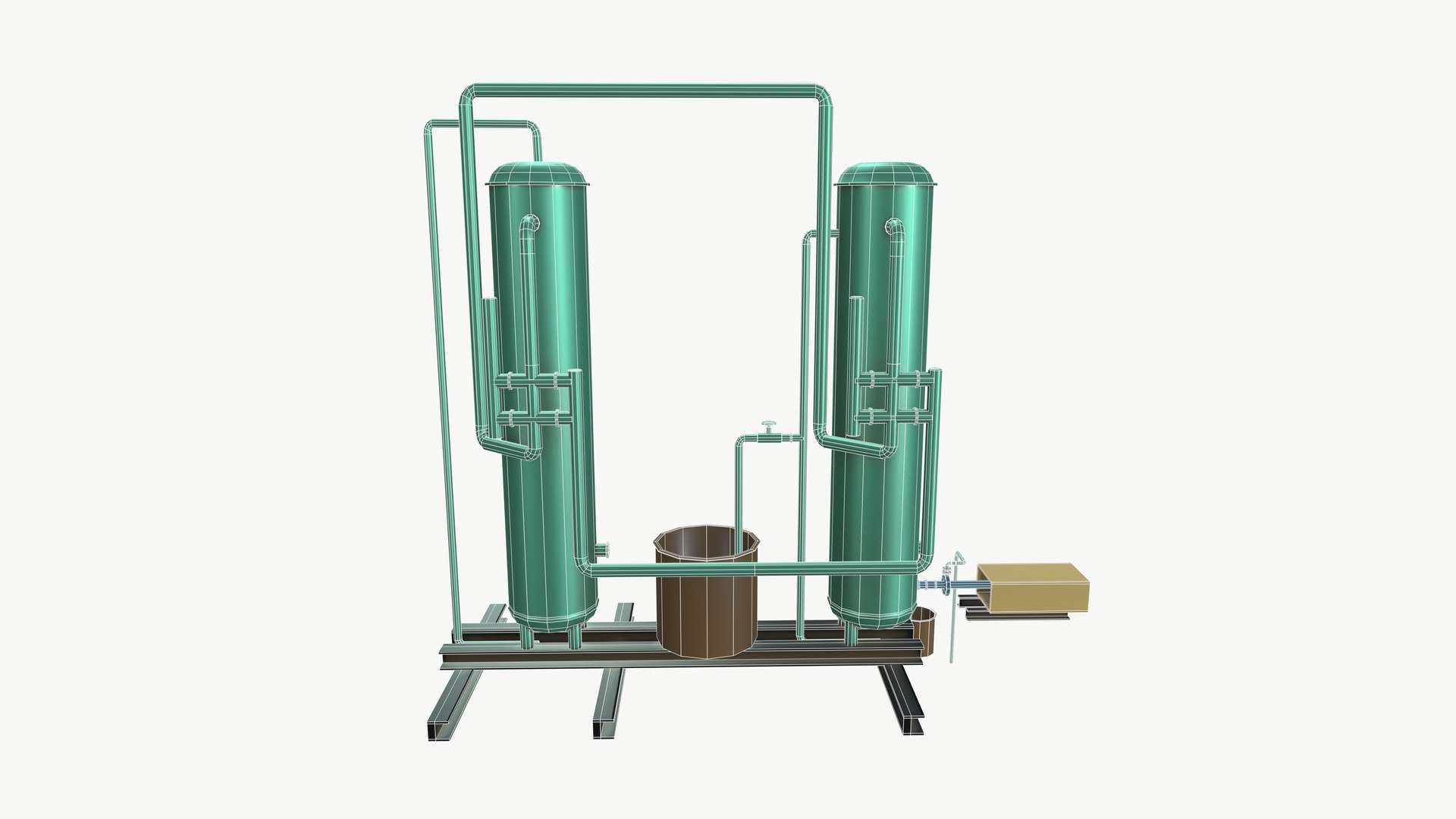 3D Model Cooling Water Filter - TurboSquid 2265798