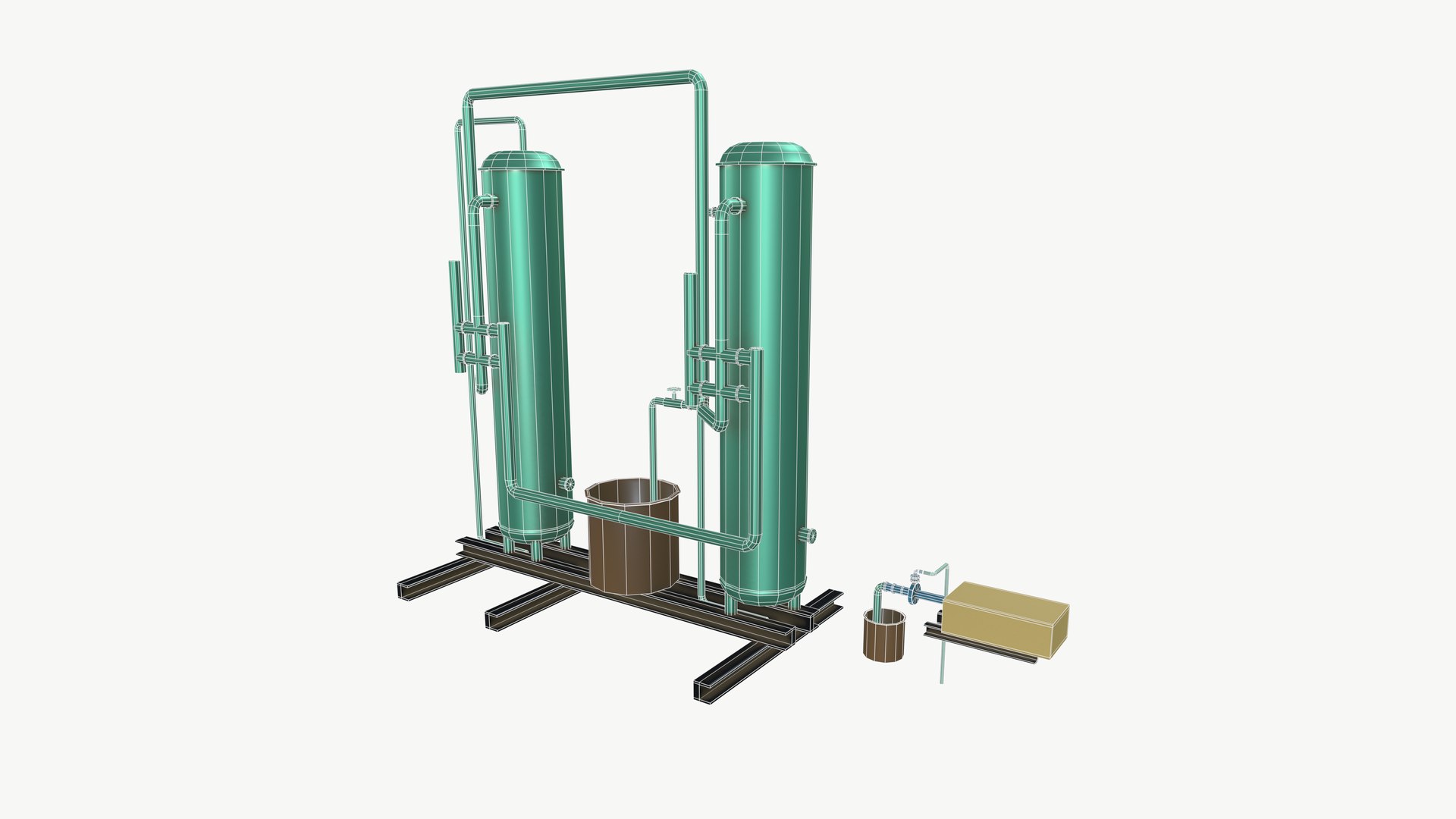 3D Model Cooling Water Filter - TurboSquid 2265798