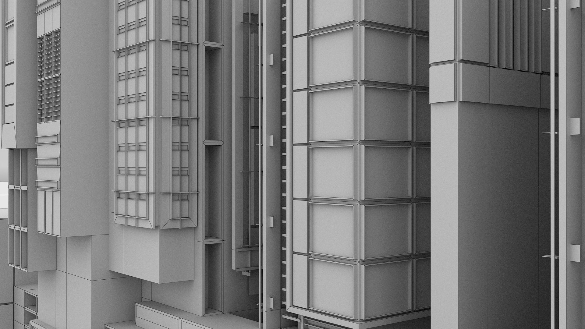 Future Building 034 - TurboSquid 2293645