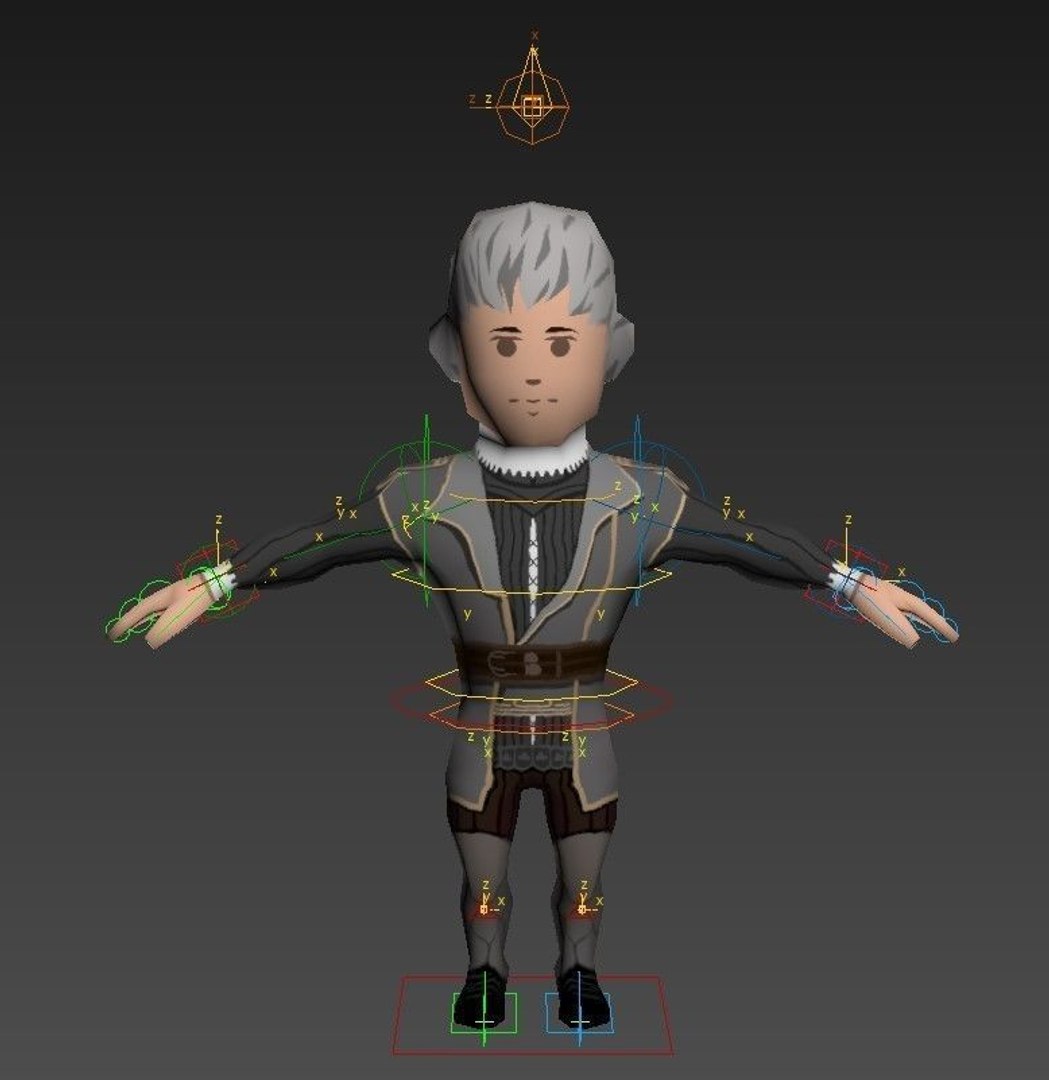 3D Model Ar Character Medieval - TurboSquid 1193544