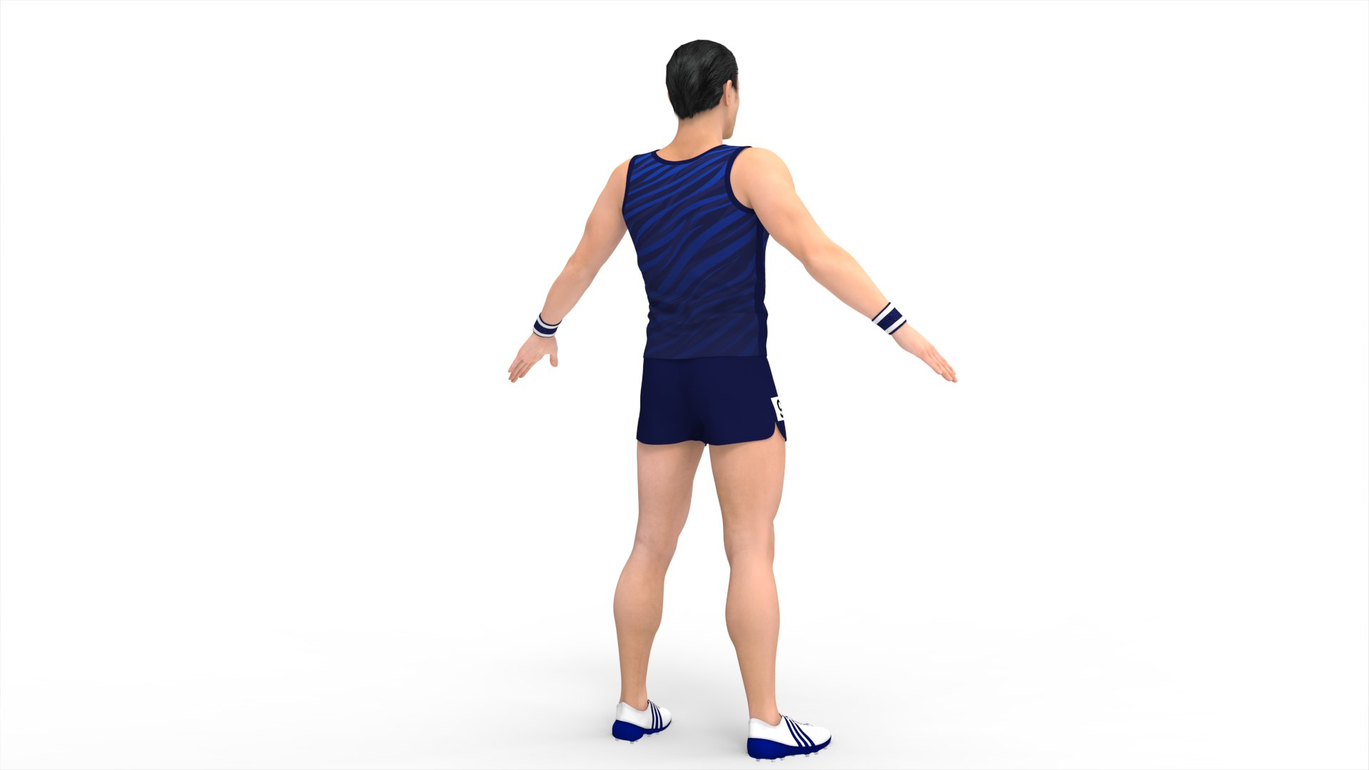 3D Athlete Runner - TurboSquid 2003710