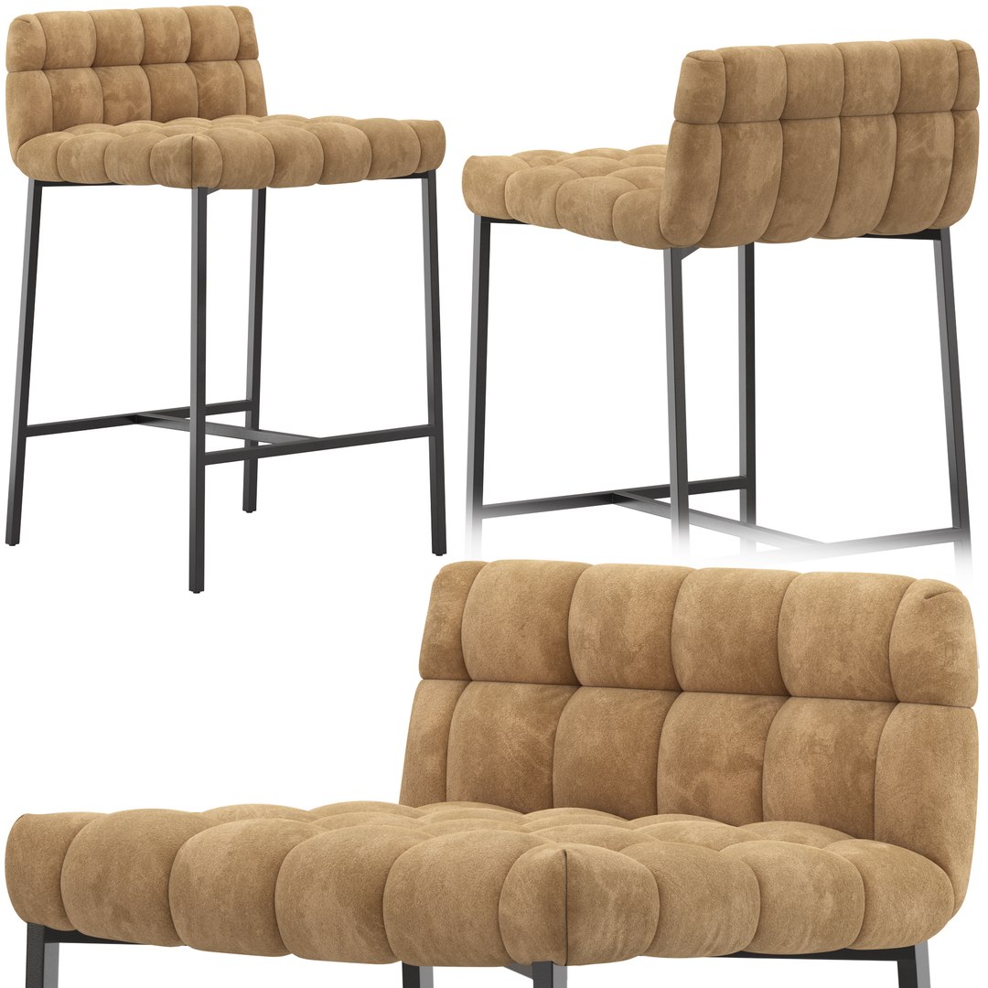 CB2 Gabe Counter Stool 3D Model - TurboSquid 2163815