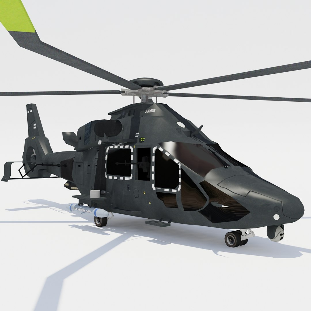 H160m guepard armed helicopter 3D model - TurboSquid 1765937