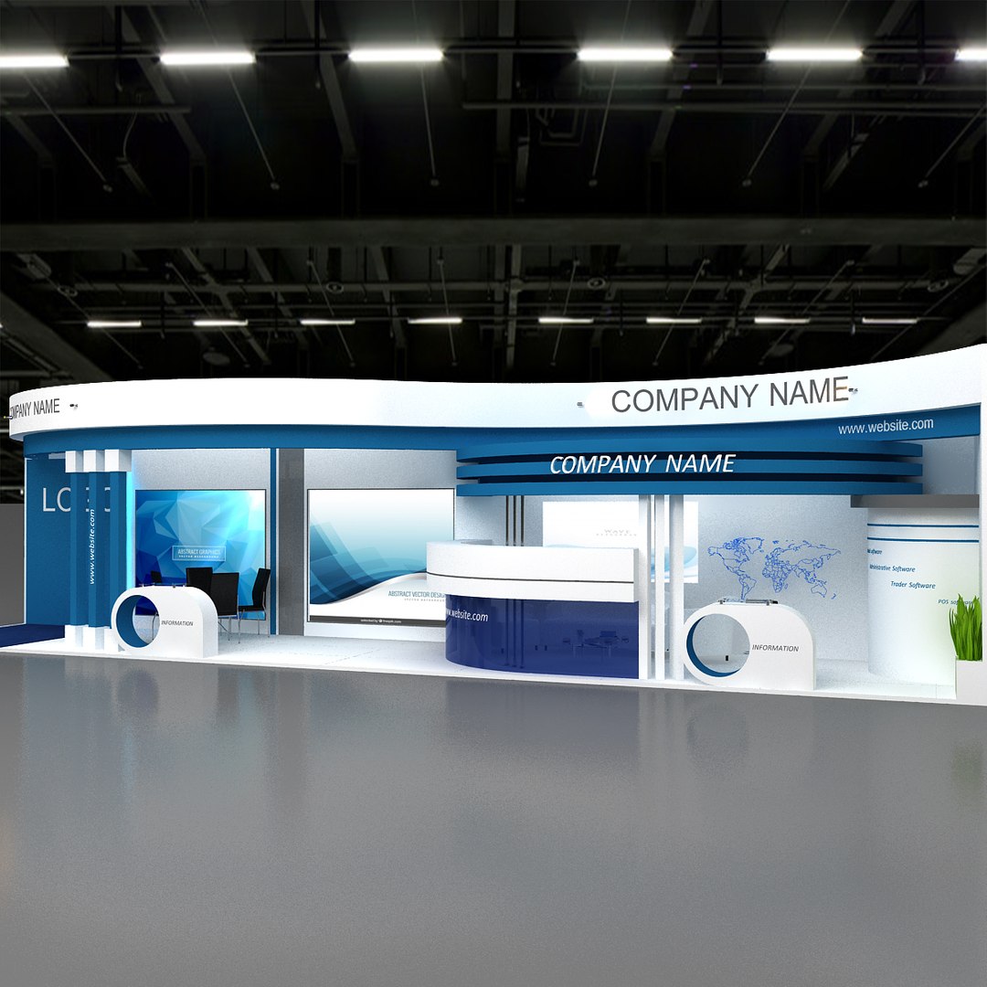 3D Model Exhibition 3D Model - TurboSquid 2342984