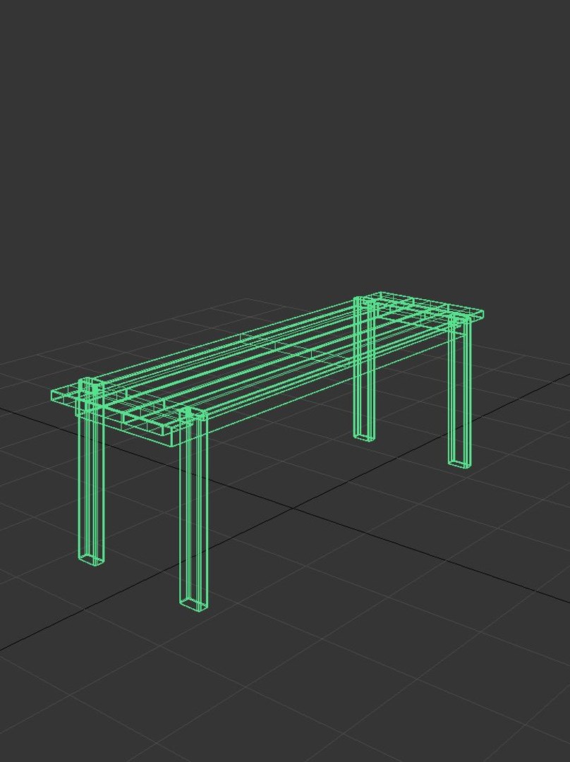 3D Wabern Bench Model - TurboSquid 2154874