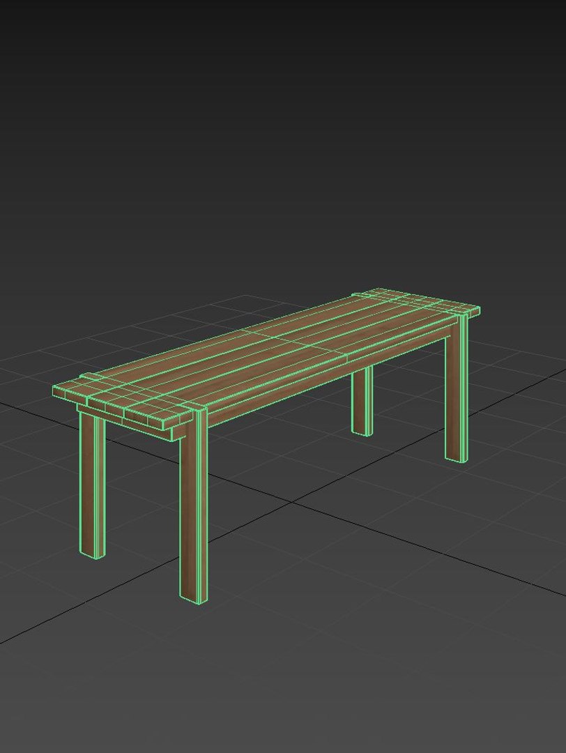 3D Wabern Bench Model - TurboSquid 2154874