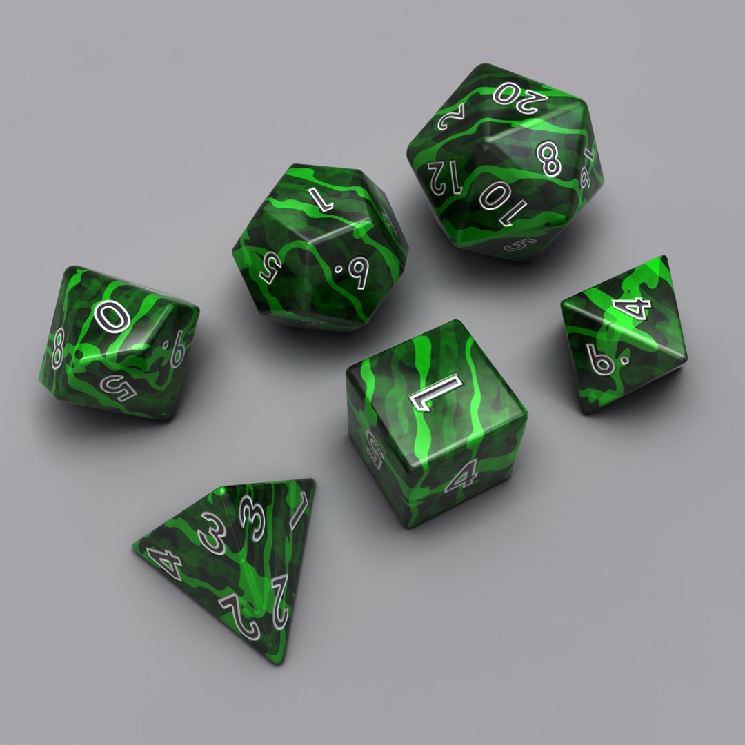 3d Max Set Dice