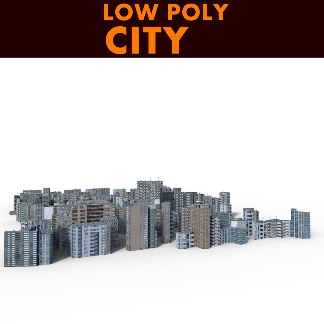 City Building 3D Model - TurboSquid 1258290