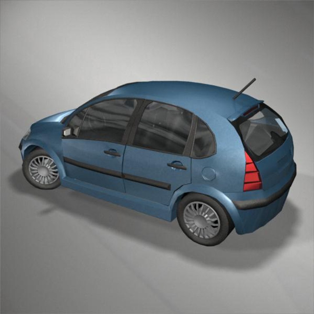 3d Citroen C3 Model