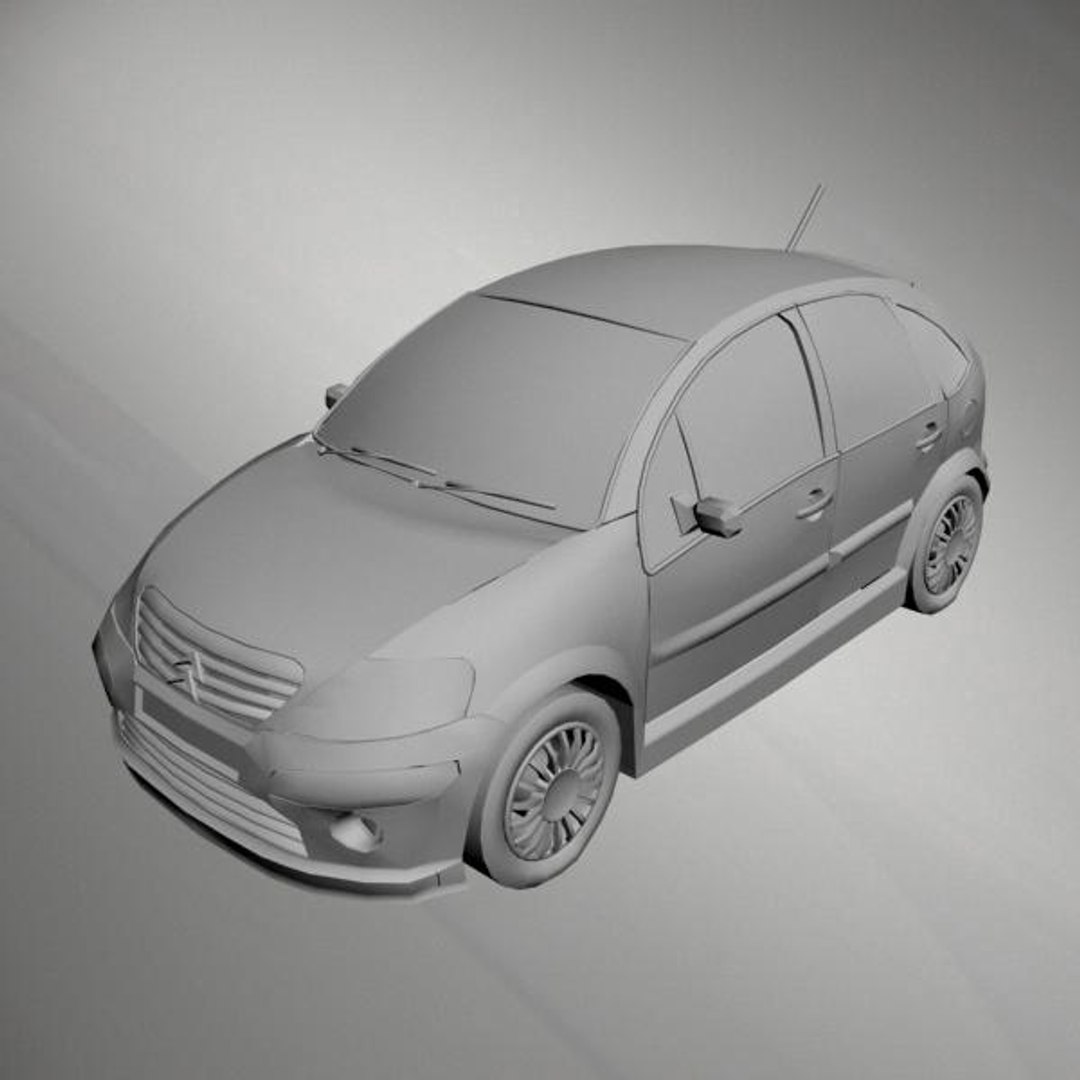 3d Citroen C3 Model
