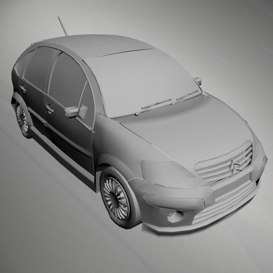 3d Citroen C3 Model