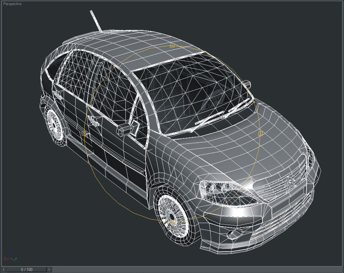 3d Citroen C3 Model