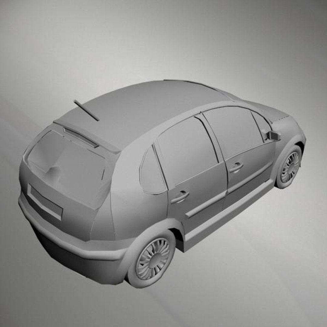 3d Citroen C3 Model