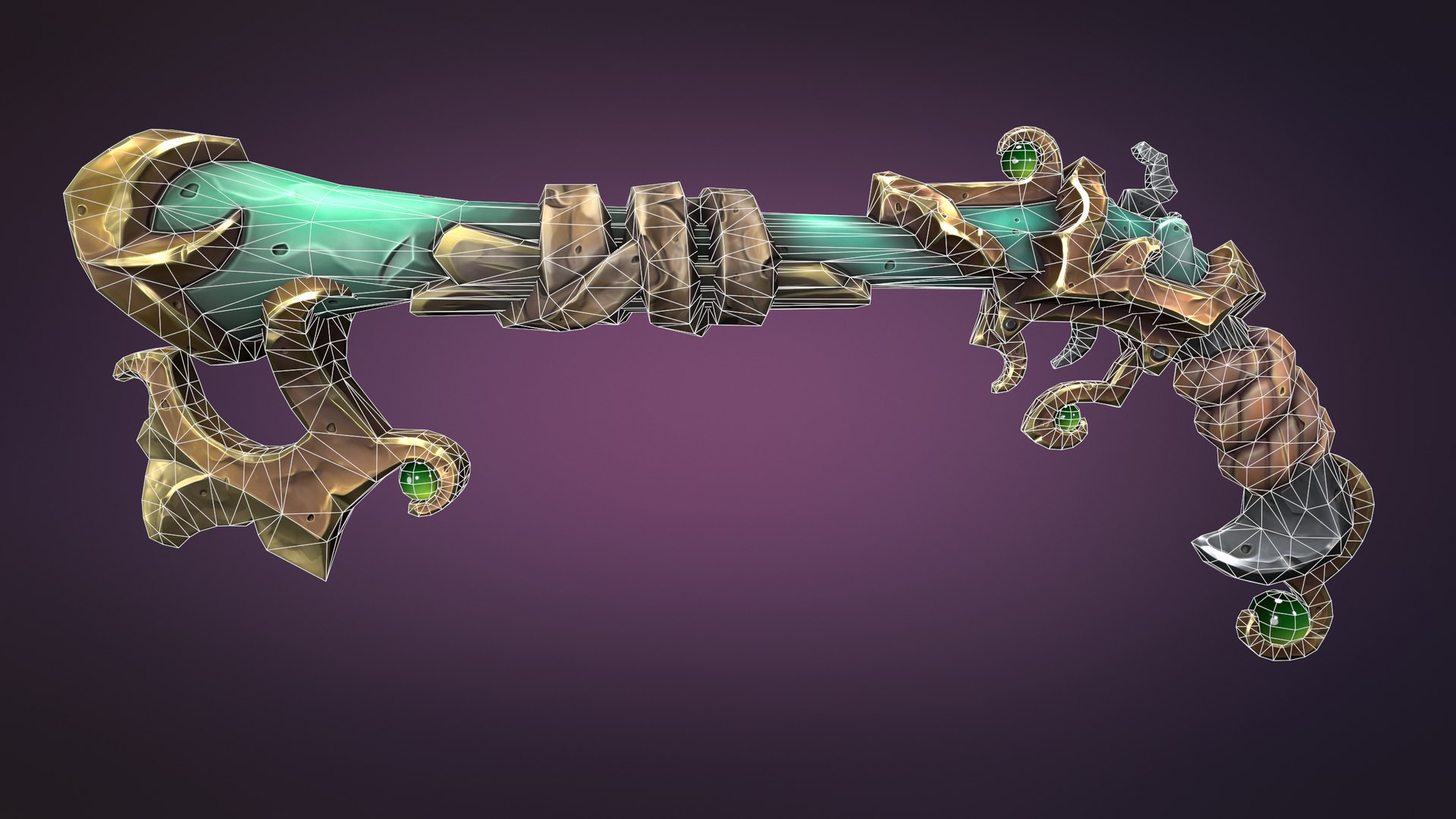 Pirate Musket 3D Model - TurboSquid 2108545