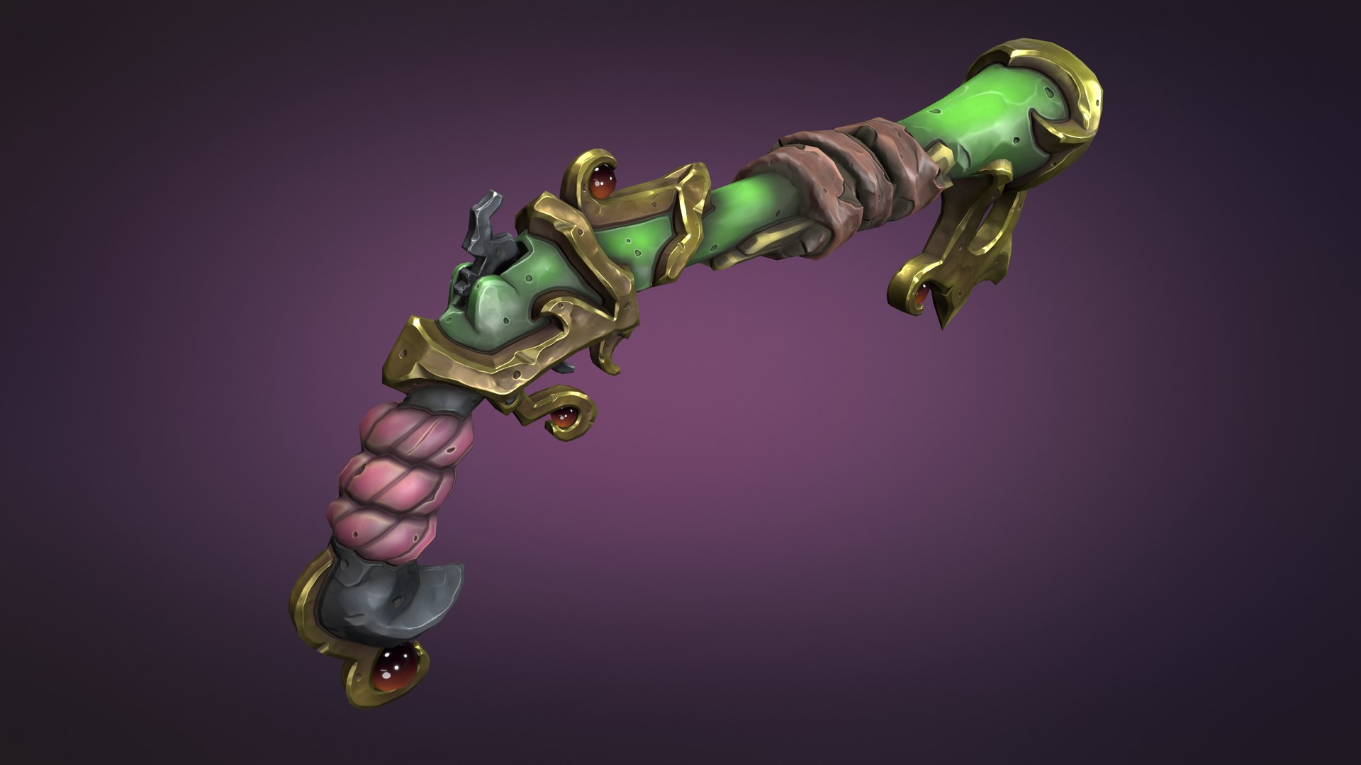 Pirate Musket 3D Model - TurboSquid 2108545